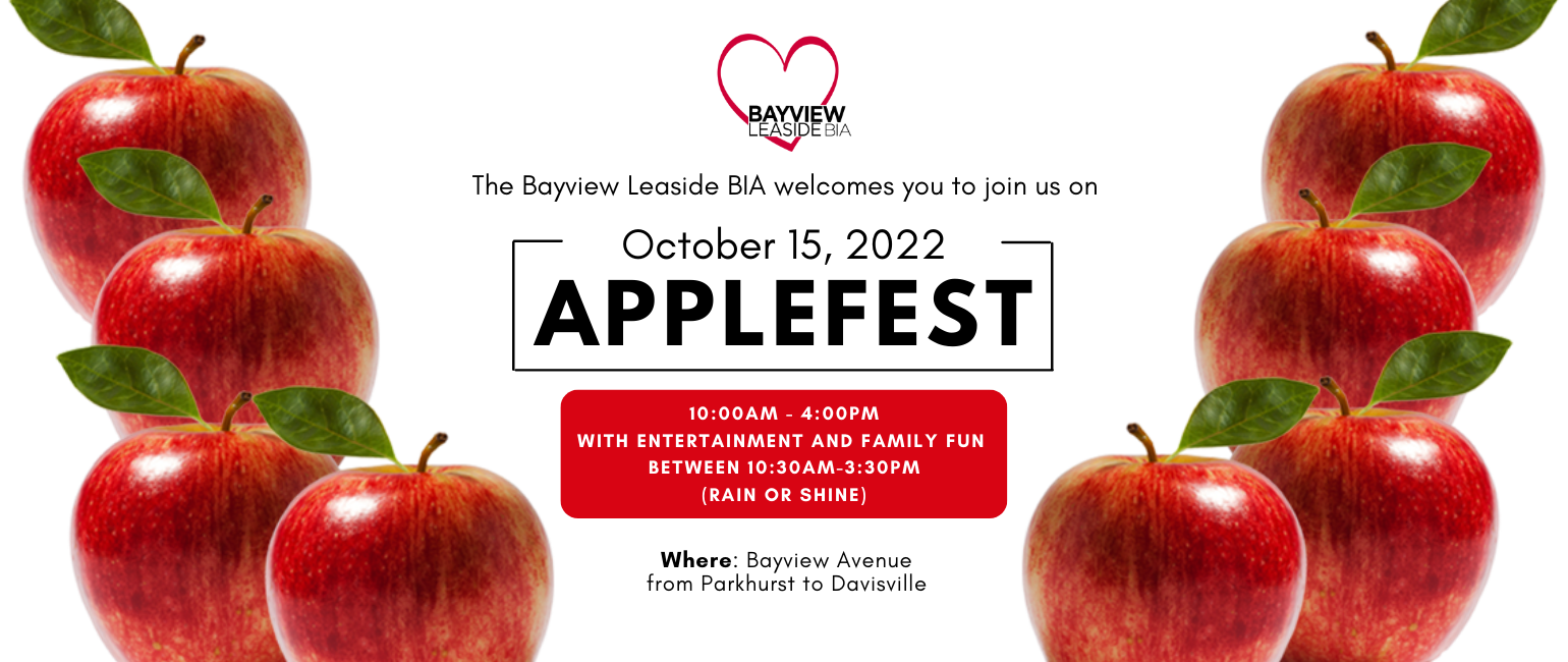 Applefest 2022! - Bayview Leaside BIA | Toronto
